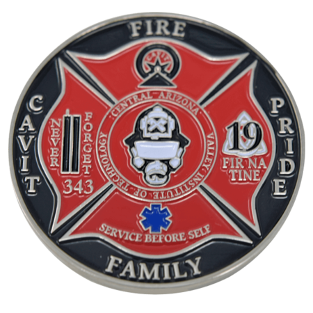 How to Design Your Very Own Fire Department Challenge Coins | Custom ...